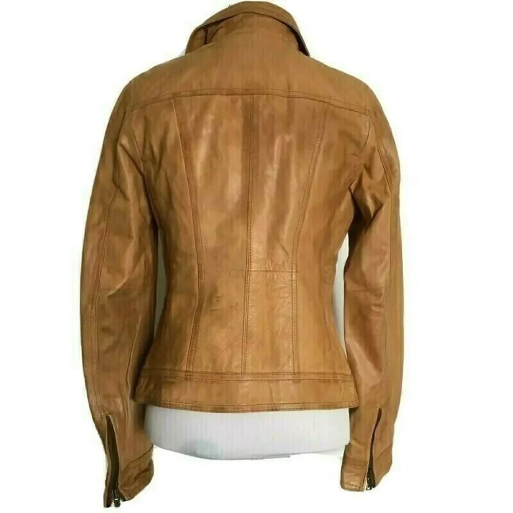 Black Rivet | Jackets & Coats | 55 Black Rivet Genuine Leather Jacket ...